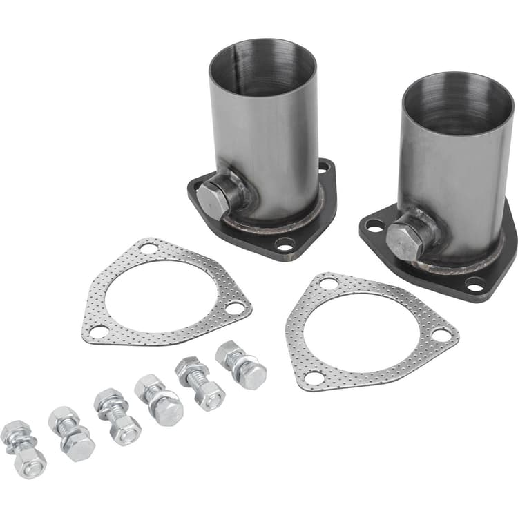 3-Bolt Exhaust Flange Collector w/ O2 Bung, 2.5-inch