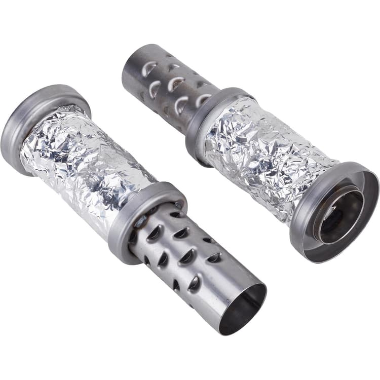Speedway Lake-Style Header Collector Muffler Inserts, 3.5 Inch