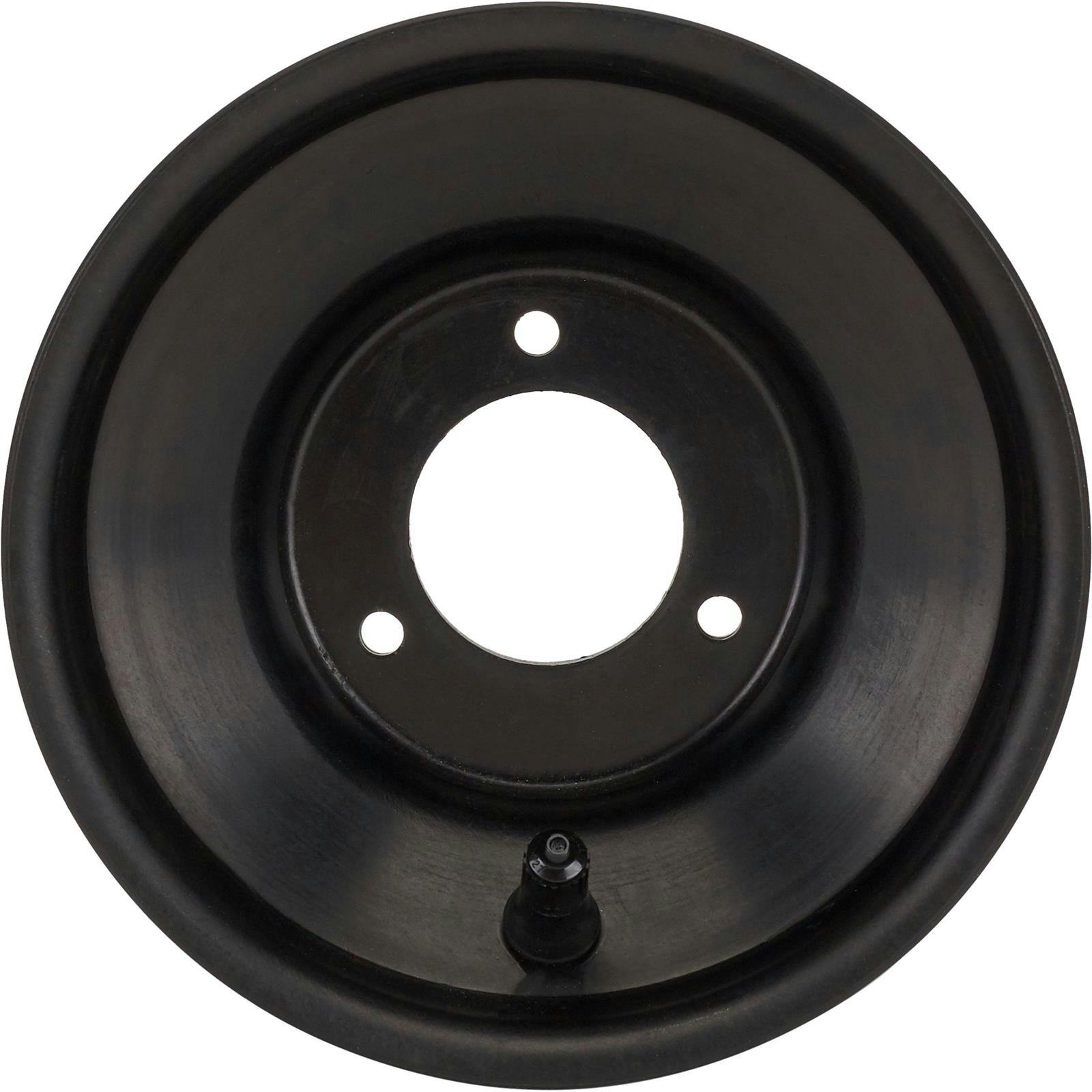 Douglas Wheels 706-309 Classic Spun Aluminum Wheel, 6x6, Black