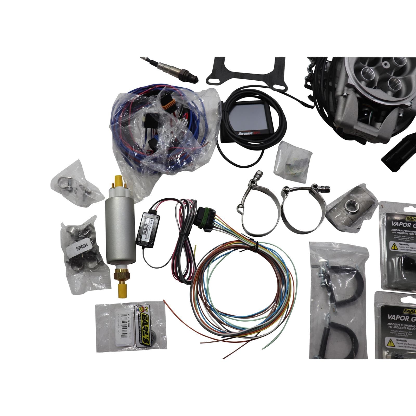 MSD 2900-2 Atomic EFI 2 865 CFM Throttle Body Master Kit, Natural