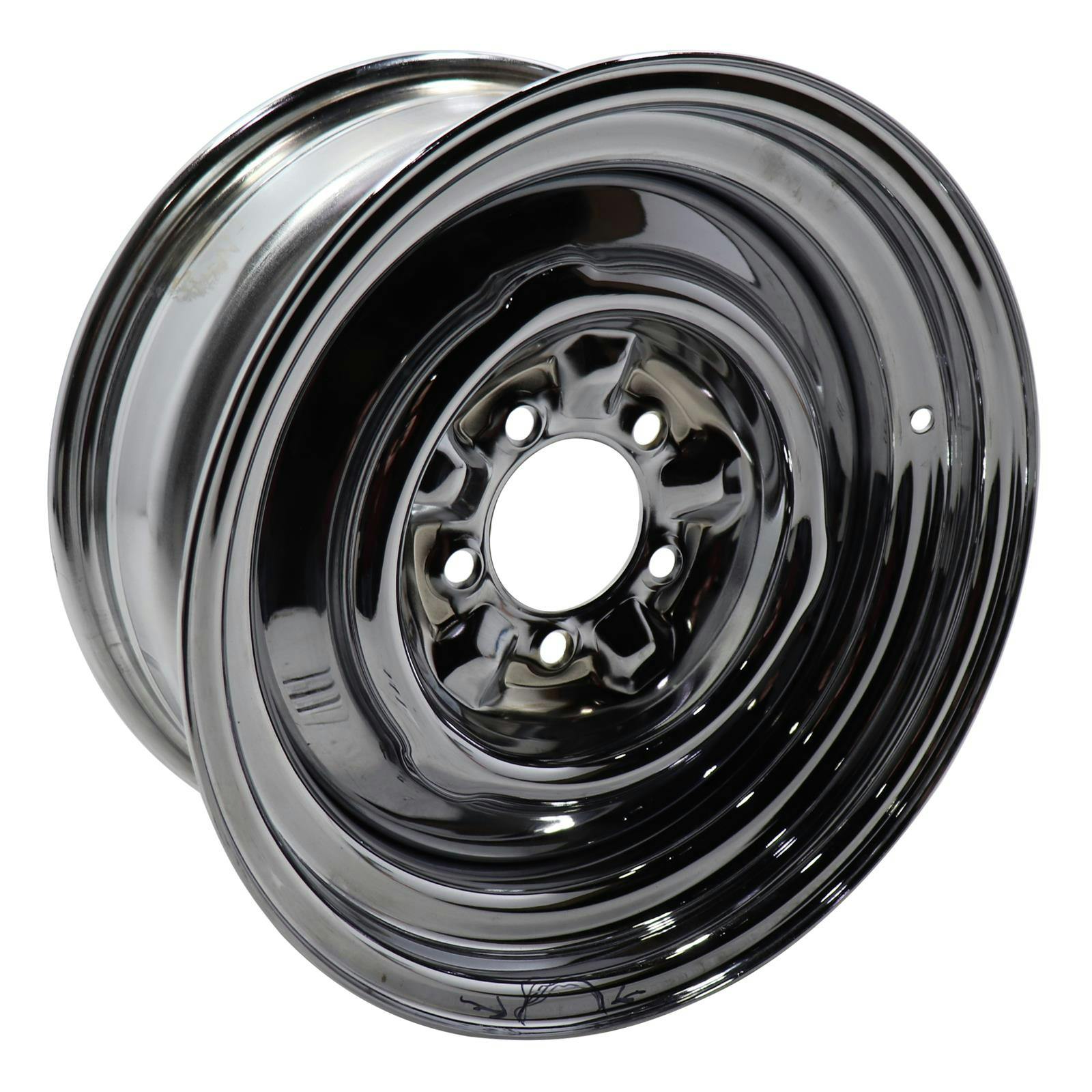 Speedway O/E Style Hot Rod Chrome Steel Wheel, 15x7, 5x4.5,