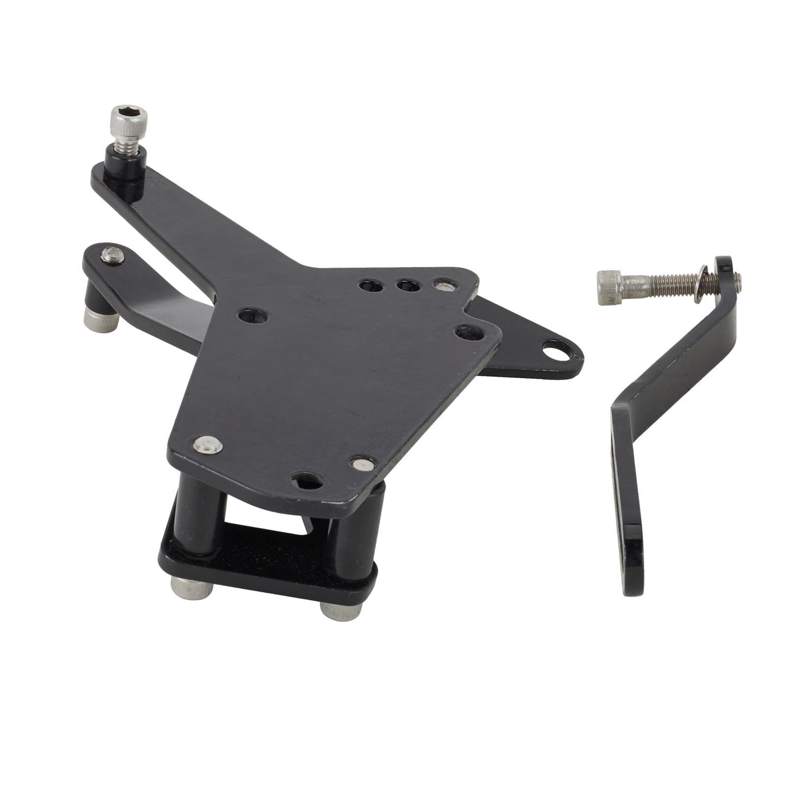 Bills Hot Rod Co.1100 Series SBC Side Mount A/C Bracket, Black